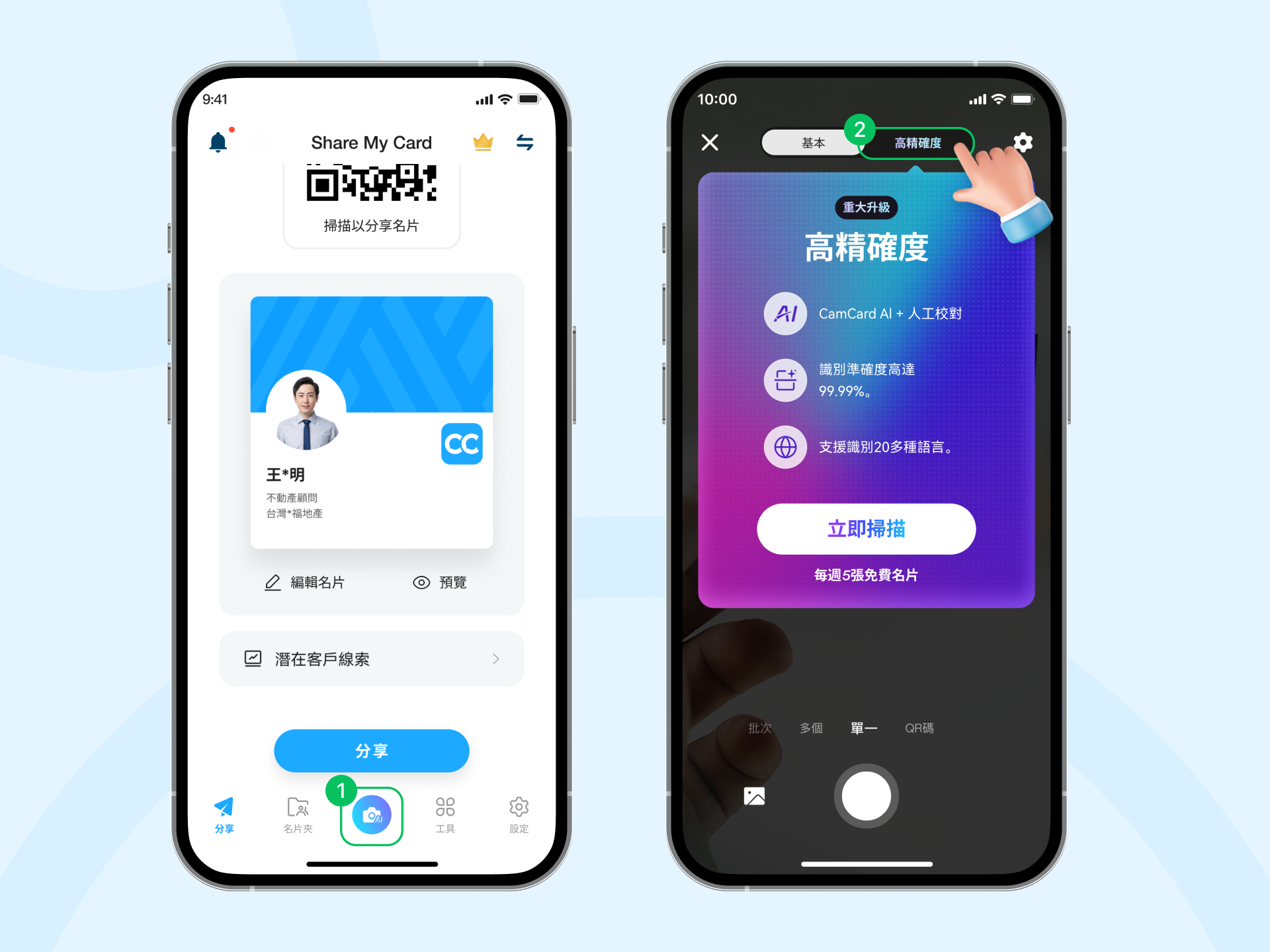 CamCard 更新：精確度提高数倍，支持 20 多種語言！